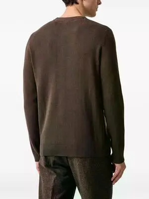 LINDBERGH Ribbed-knit Crew-neck Sweater