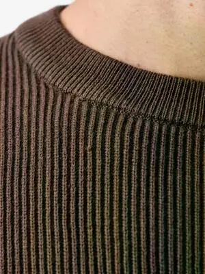 LINDBERGH Ribbed-knit Crew-neck Sweater