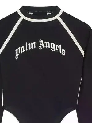 Palm Angels Curved Logo Long-sleeve Body