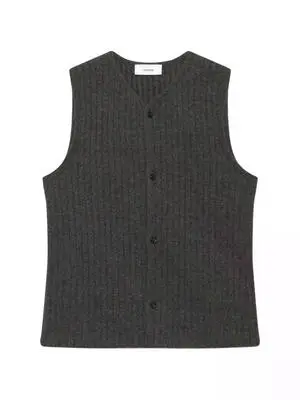 LARDINI Knitted Vest - Grey