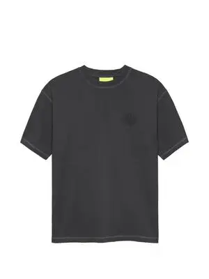 NEW AMSTERDAM SURF ASSOCIATION Logo-embroidered Waffle-knit T-shirt - Grey