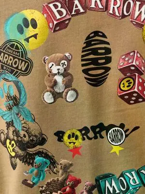 BARROW Graphic-print Pouch-pocket Hoodie