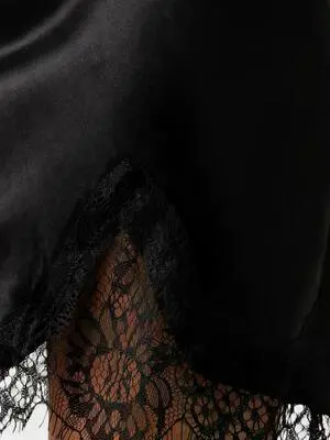 Bardot Liora Lace-hem Mini Skirt