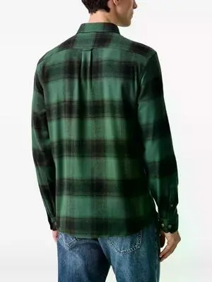 LINDBERGH Check-pattern Flannel Shirt