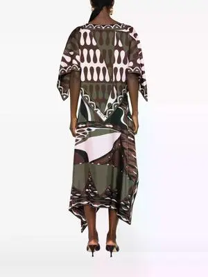 Emilio Pucci Iride-print Boat-neck Blouse
