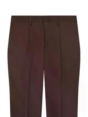 LARDINI Pleated Straight-leg Trousers