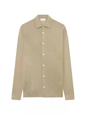 LARDINI Wool Knitted Shirt - Neutrals