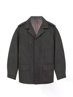 Yohji Yamamoto Military Field Coat - Grey