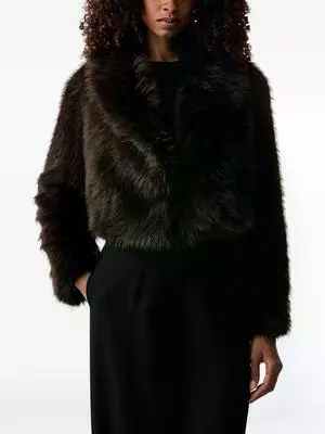 TWINSET Faux-fur Cropped Jacket