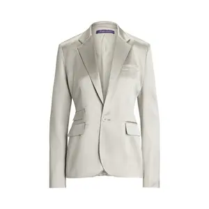 Ralph Lauren Parker Stretch Satin Jacket