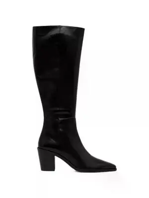 BILLI BI Pointed-toe Knee-high Boots - Black