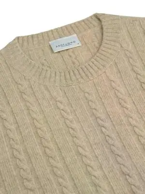 PROFUOMO Cable-knit Sweater