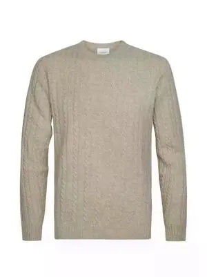 PROFUOMO Cable-knit Sweater - Neutrals