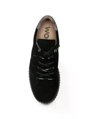 WONDERS Platform Suede Sneakers
