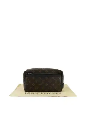 LOUIS VUITTON 2013 Monogram Macassar Toiletry Kit Clutch Bag - Brown