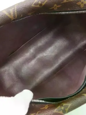 LOUIS VUITTON 2013 Monogram Macassar Toiletry Kit Clutch Bag