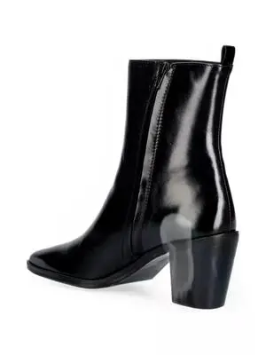 BILLI BI Pointed-toe Leather Boots
