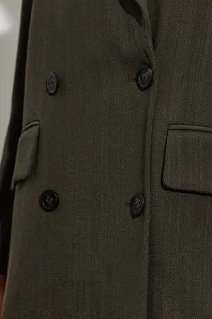 GOLDEN GOOSE Double-breasted Blazer - Grey