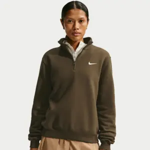 Nike Studio Fleece Medium Weight 1/4-zip Top