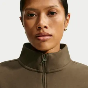 Nike Studio Fleece Medium Weight 1/4-zip Top