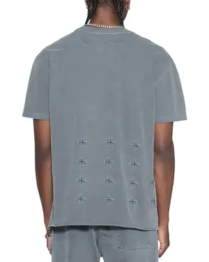 Ksubi Luxe Biggie Cotton Ringer Crewneck T-shirt