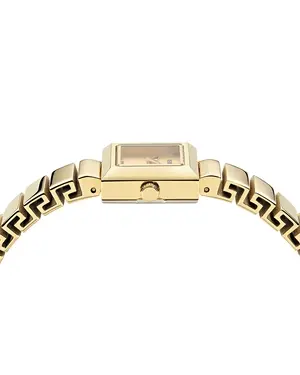 Versace V-square Petite Bracelet Watch, 18mm X 18mm - Gold