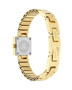 Versace V-square Petite Bracelet Watch, 18mm X 18mm - Gold