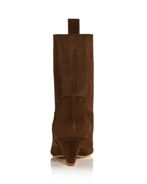 Cinq À Sept Parker Suede Chelsea Boots - Chocolate