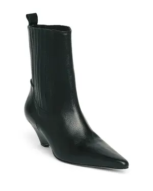 Cinq À Sept Parker Leather Chelsea Boots - Black