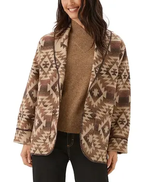 Karen Kane Relaxed Ranch Jacket - Deco