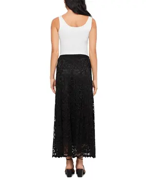 Karen Kane Lace Pull On Ankle Skirt