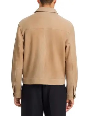 Hugo Ligor Leather Button Jacket