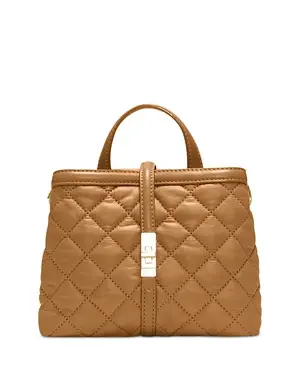 Mz Wallace Mini Astor Top Handle Bag - Cognac