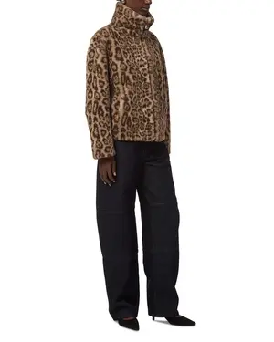 Apparis Brooks Leopard Faux Fur Coat - Light Leopard