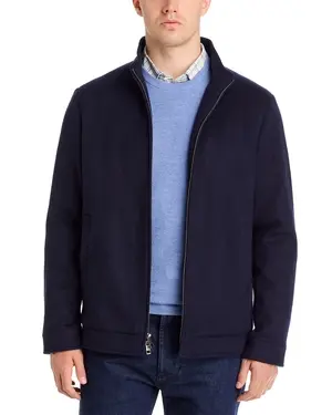 Peter Millar Crown Flex Merino Wool Bomber Jacket