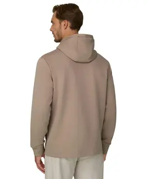 Boggi Milano Cotton Blend Scuba B Tech Full-zip Hoodie