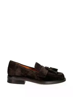 BILLI BI Tassel-detail Suede Loafers - Brown