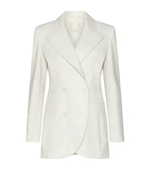 Marella Double-breasted Blazer - Ivory