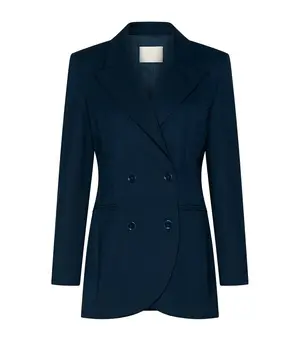 Marella Double-breasted Blazer - Navy
