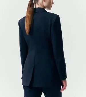 Marella Double-breasted Blazer - Navy