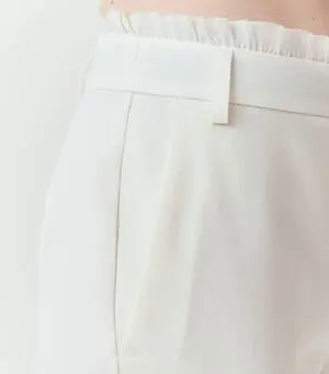Marella Ruffled Straight Trousers