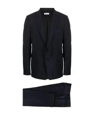Dries Van Noten Single-breasted Suit With Two Pieces - Black