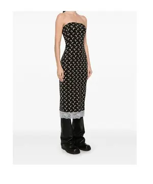 MARINE SERRE Moon-print Midi Dress
