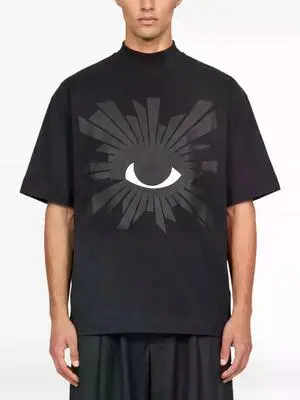 HOUSE OF ERRORS All-seeing Eye-patch High-neck T-shirt