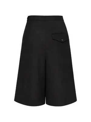 PUSHBUTTON Flared Pleated Midi Skirt
