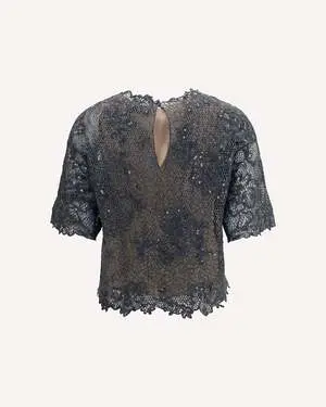 Brunello Cucinelli Sequined Crewneck Top Femae