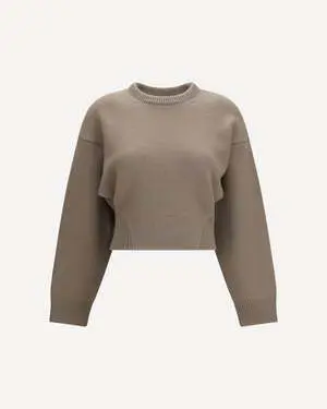 Alaïa Cashmere Crewneck Sweater