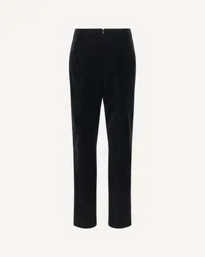 Khaite Ryden Cotton-velvet Pants