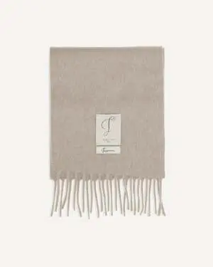 Jacquemus Cavallo Fringed Scarf - Beige