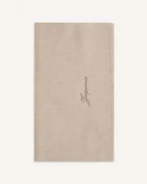 Jacquemus Tailleur Wool Scarf - Beige